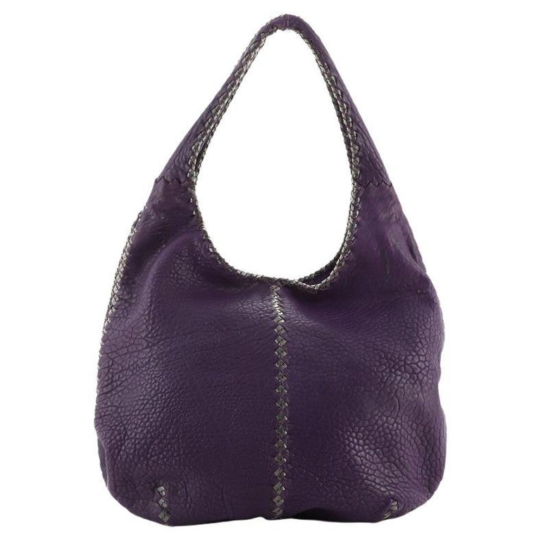 Bottega Veneta Double Compartment Hobo Cervo with PVC Large at 1stDibs