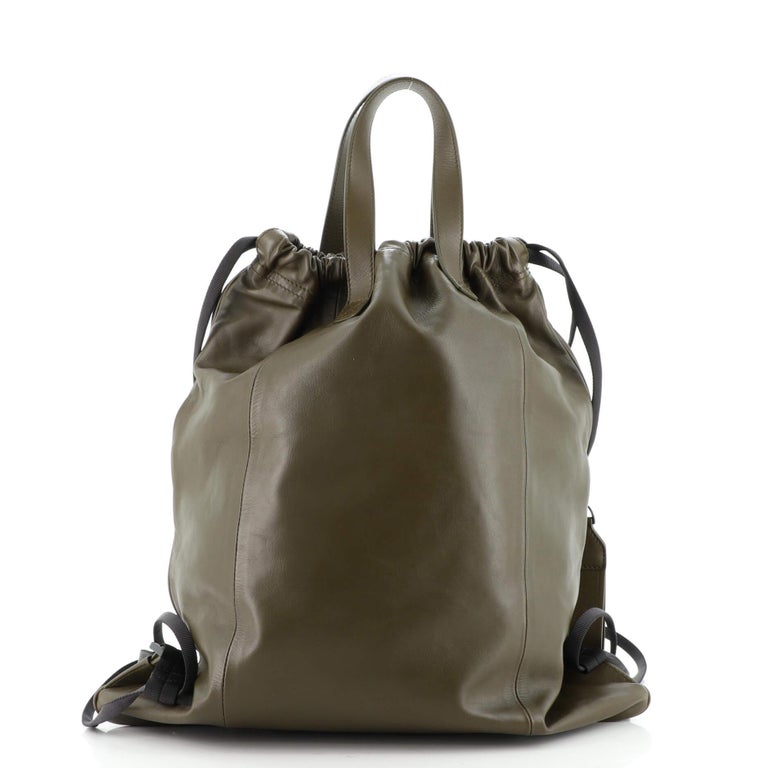 Bottega Veneta Drawstring Backpack Perforated Leather Large For Sale at ...