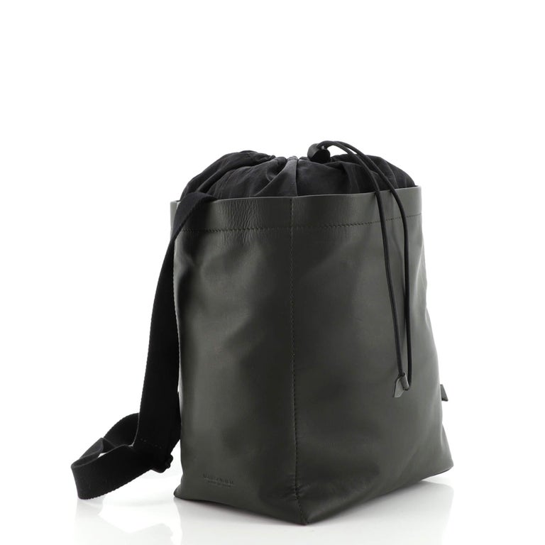 Bottega Veneta Drawstring Crossbody Bag Leather with Nylon For Sale at ...