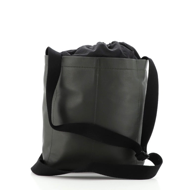 Bottega Veneta Drawstring Crossbody Bag Leather with Nylon For Sale at ...