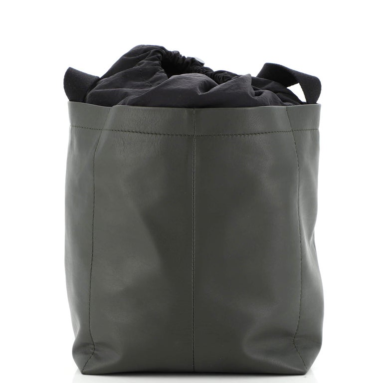 Bottega Veneta Drawstring Crossbody Bag Leather with Nylon For Sale at ...