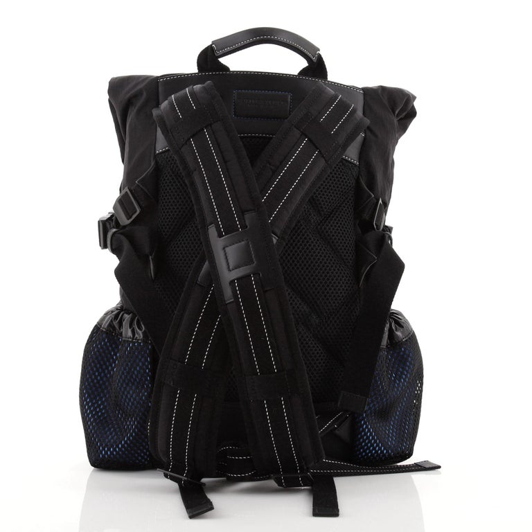 Bottega Veneta Fold Over Backpack Nylon at 1stDibs
