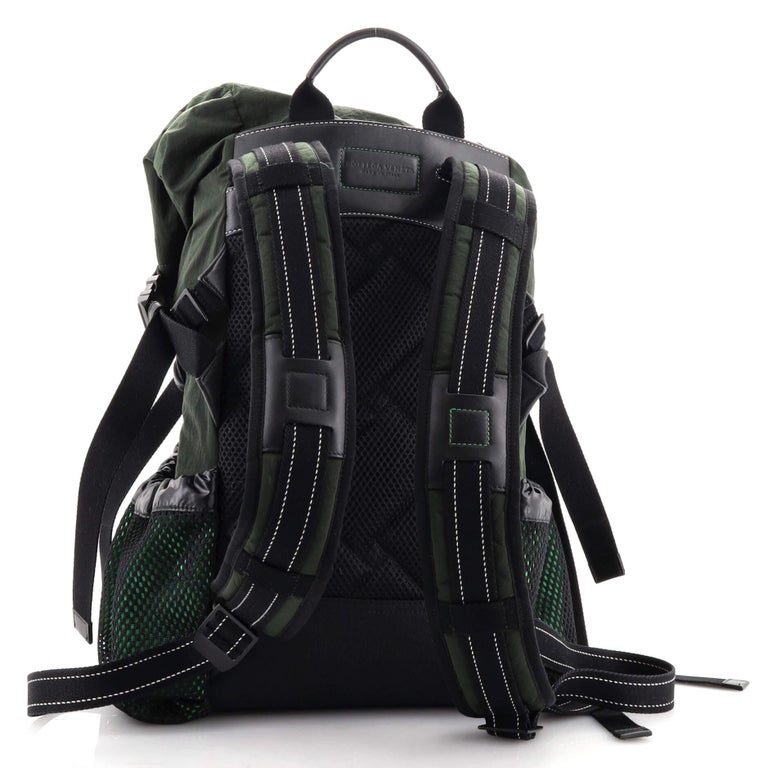 Bottega Veneta Fold Over Backpack Nylon For Sale at 1stDibs