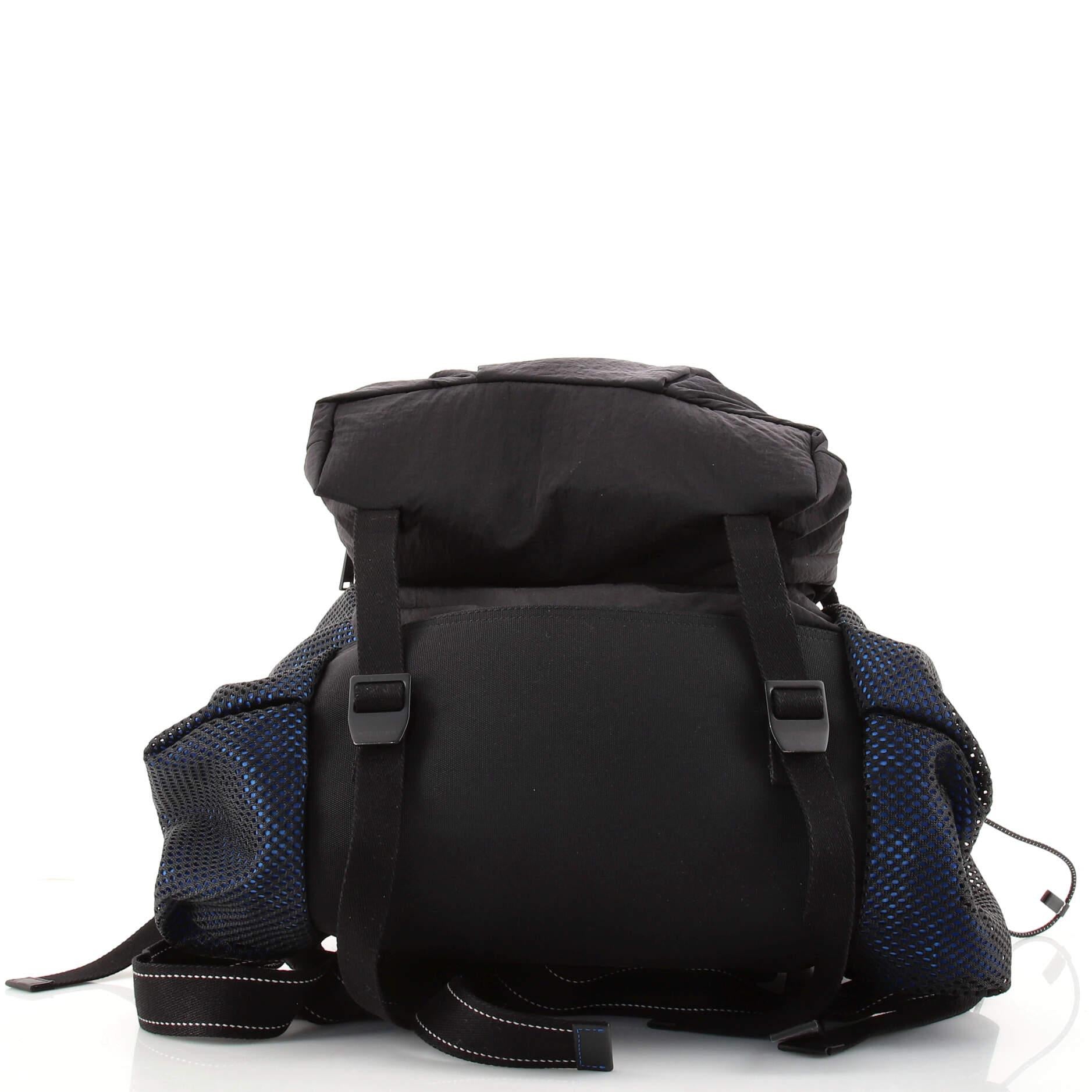 Bottega Veneta Fold Over Backpack Nylon For Sale at 1stDibs