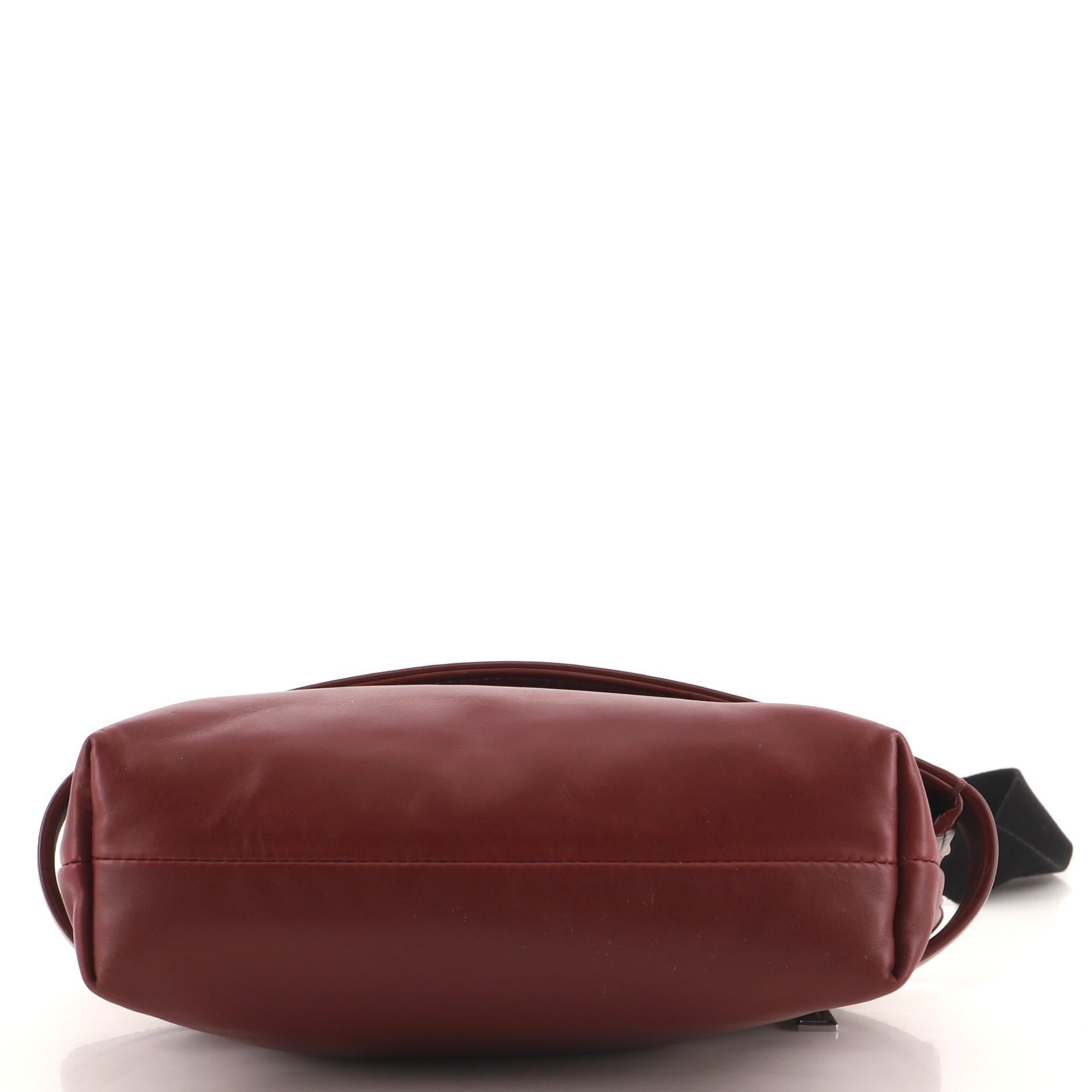 Bottega Veneta Fold Over Crossbody Bag Leather For Sale at 1stDibs