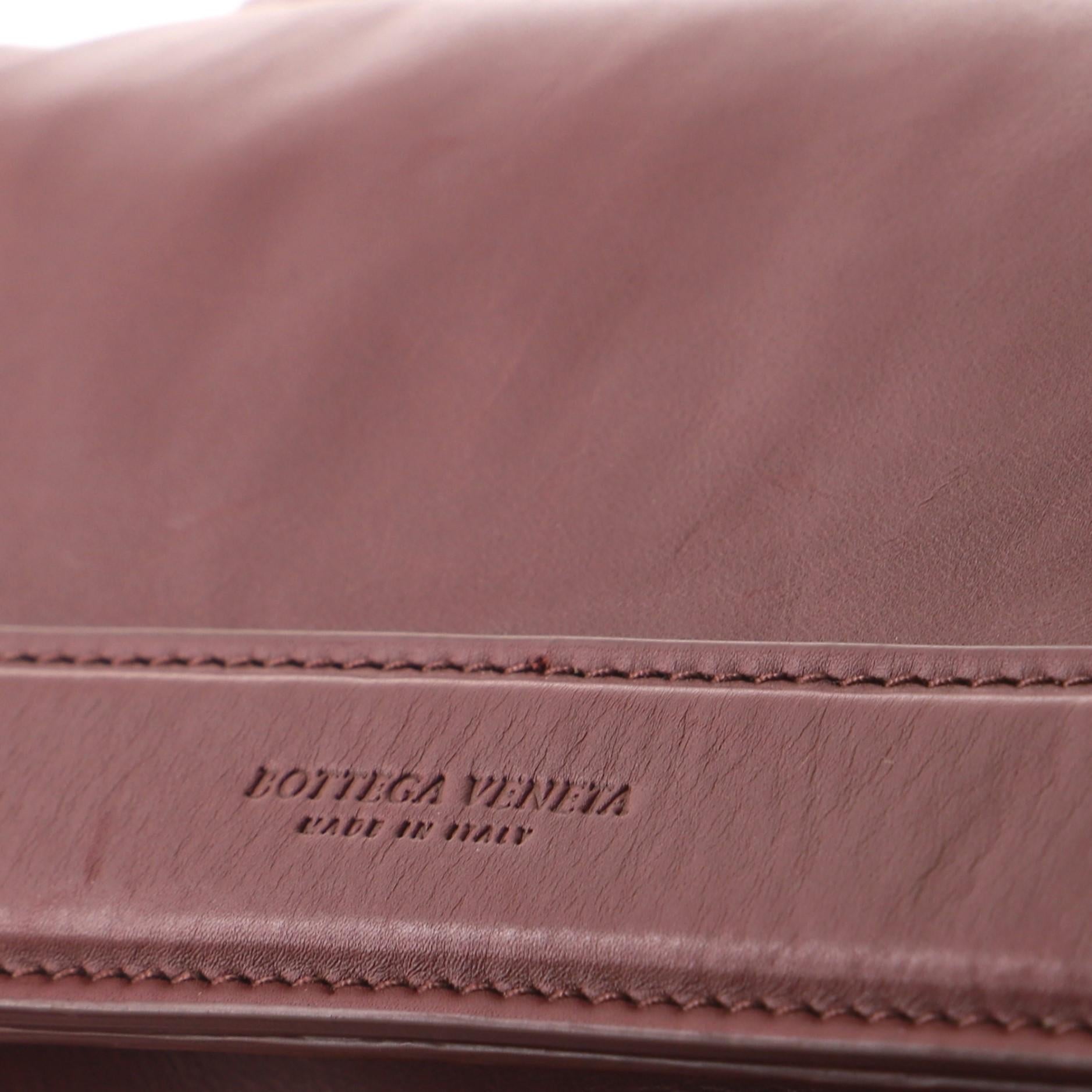 Bottega Veneta Fold Over Crossbody Bag Leather For Sale at 1stDibs