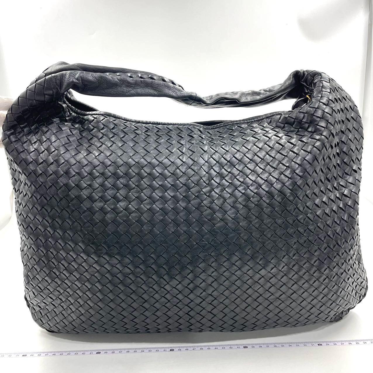 Bottega Veneta Intrecciato Hobo Bag Large Black Lambskin leather For ...