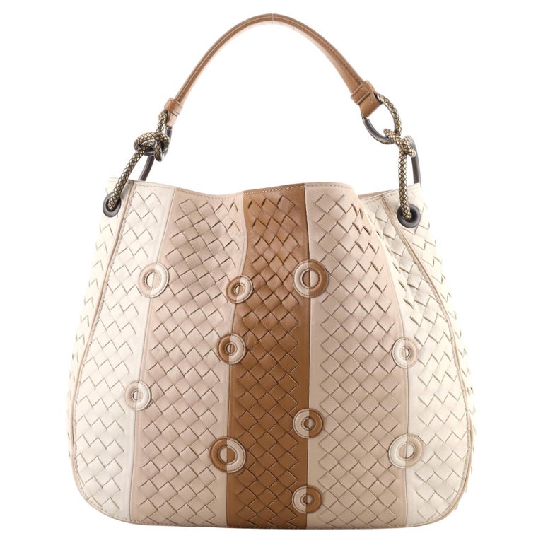 Bottega Veneta Loop Shoulder Bag Intrecciato Nappa Medium For Sale at ...
