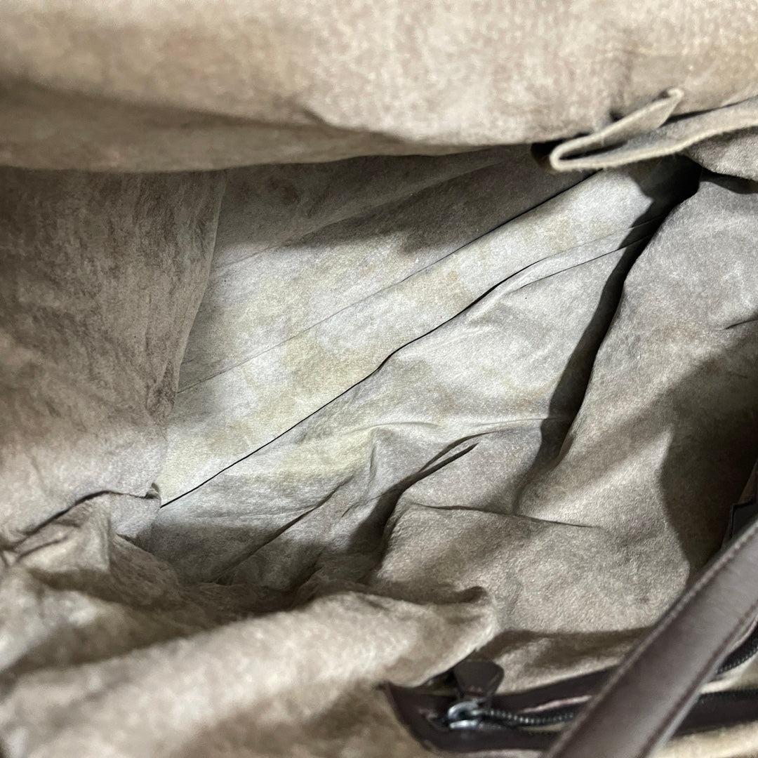 Bottega Veneta Maxi Convertible Tote Bag Hobo Brown Leather Two-way Carry 50cm For Sale at 1stDibs