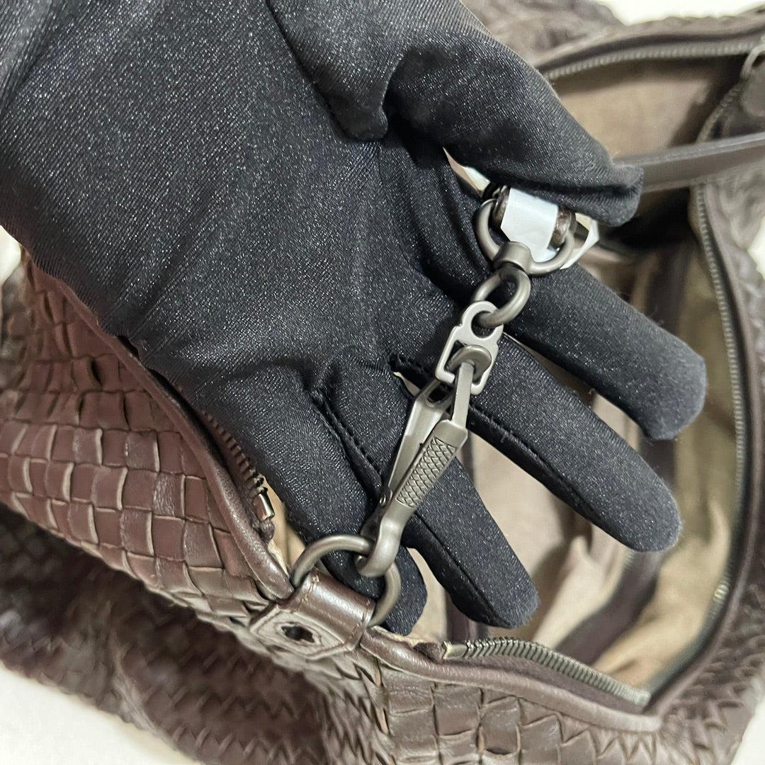 Bottega Veneta Maxi Convertible Tote Bag Hobo Brown Leather Two-way Carry 50cm For Sale at 1stDibs