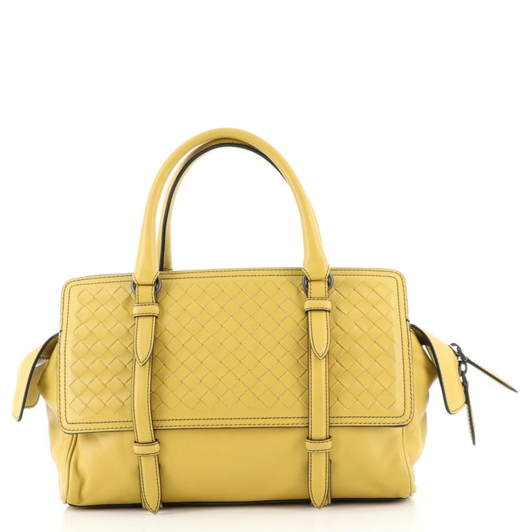 Bottega Veneta Monaco Handbag Nappa Leather With Intrecciato Detail ...