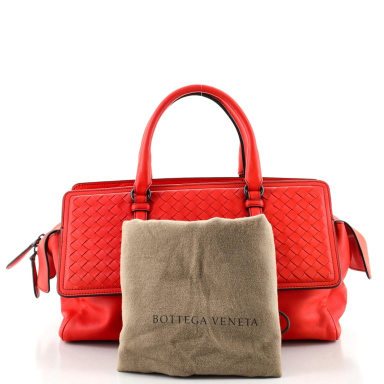 Bottega Veneta Monaco Handbag Nappa Leather With Intrecciato Detail ...
