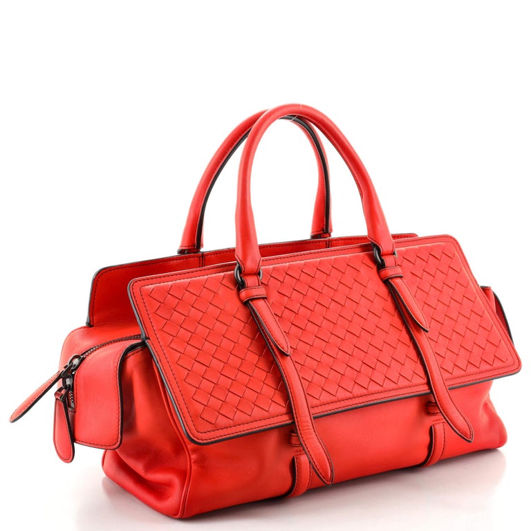 Bottega Veneta Monaco Handbag Nappa Leather With Intrecciato Detail ...