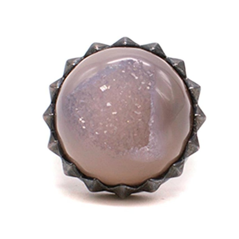 Bottega Veneta Natural Stone Ring In Sterling Silver at 1stDibs ...