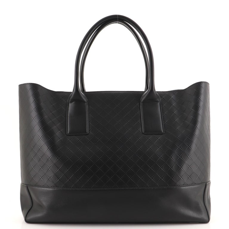 Bottega Veneta Open Tote Intrecciato Nappa with Leather East West For ...