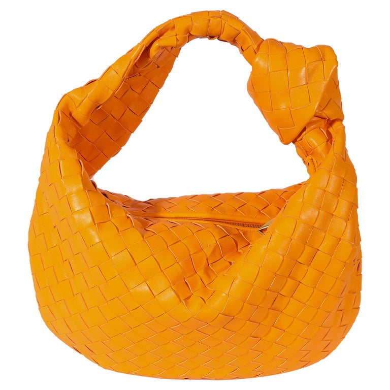 Bottega Veneta Orange Teen Jodie For Sale at 1stDibs