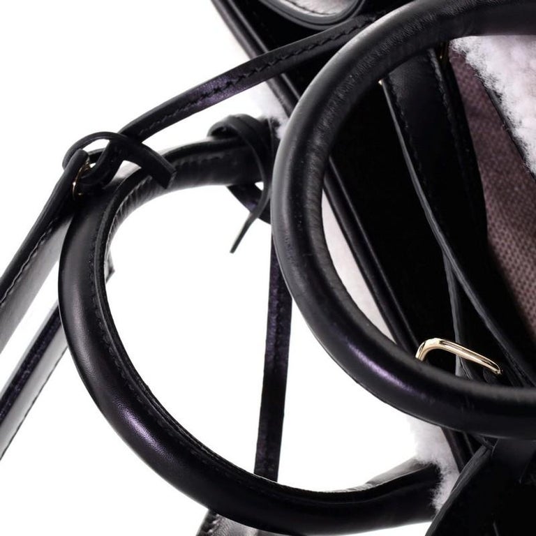Bottega Veneta Padlock Nude Work Tote Shearling with Leather XS at 1stDibs