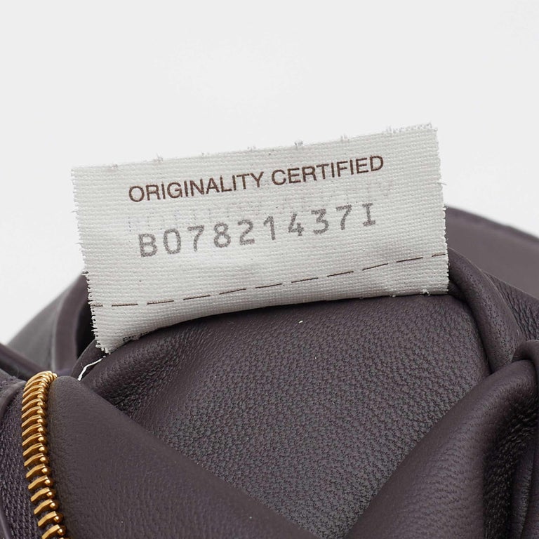 Bottega Veneta Plum Leather Small Piazza Top Handle Bag For Sale at 1stDibs