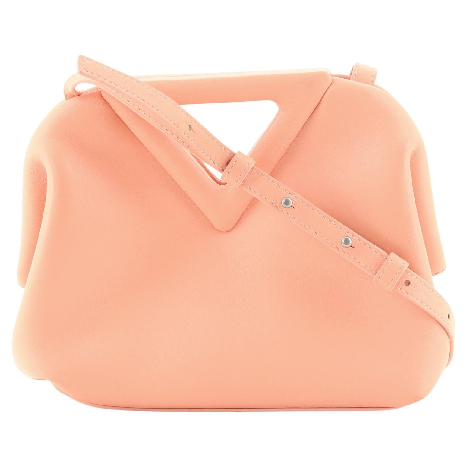 Bottega Veneta Point Shoulder Bag Leather Small For Sale at 1stDibs