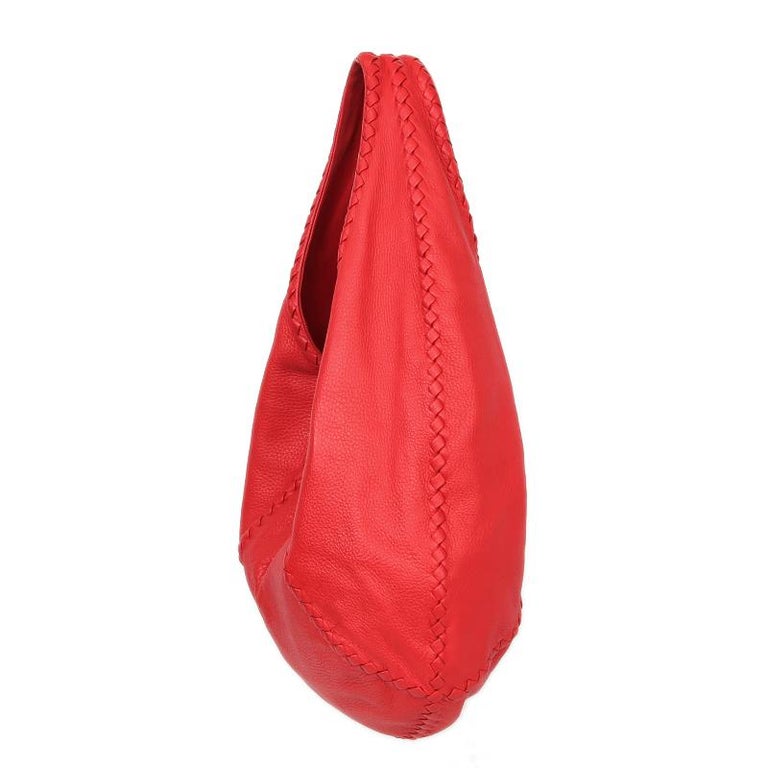 Bottega Veneta Red Hobo Bags For Sale | semashow.com