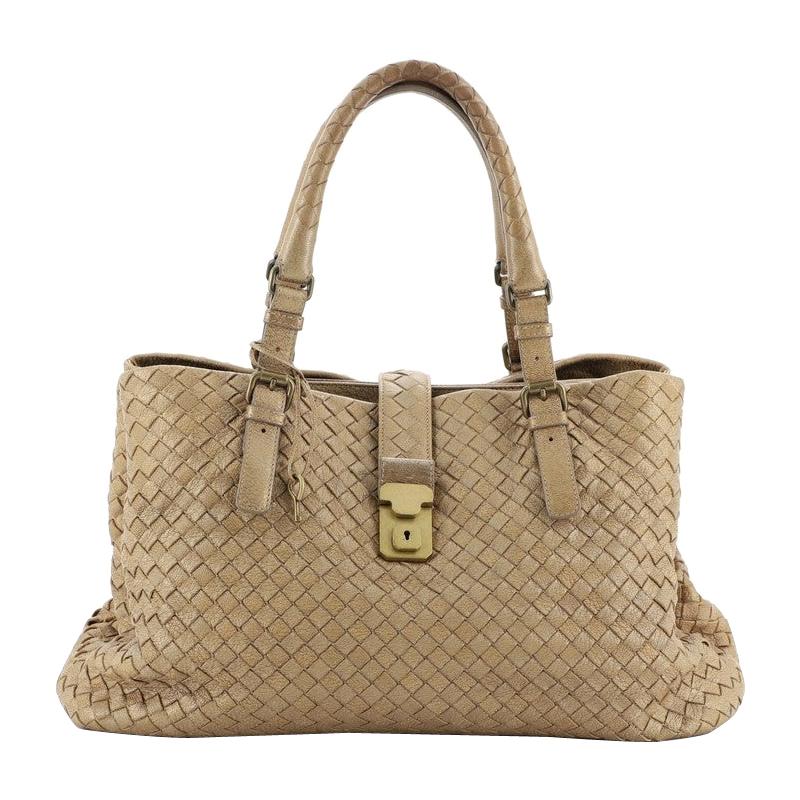 Bottega Veneta Roma Handbag Intrecciato Nappa Medium at 1stDibs
