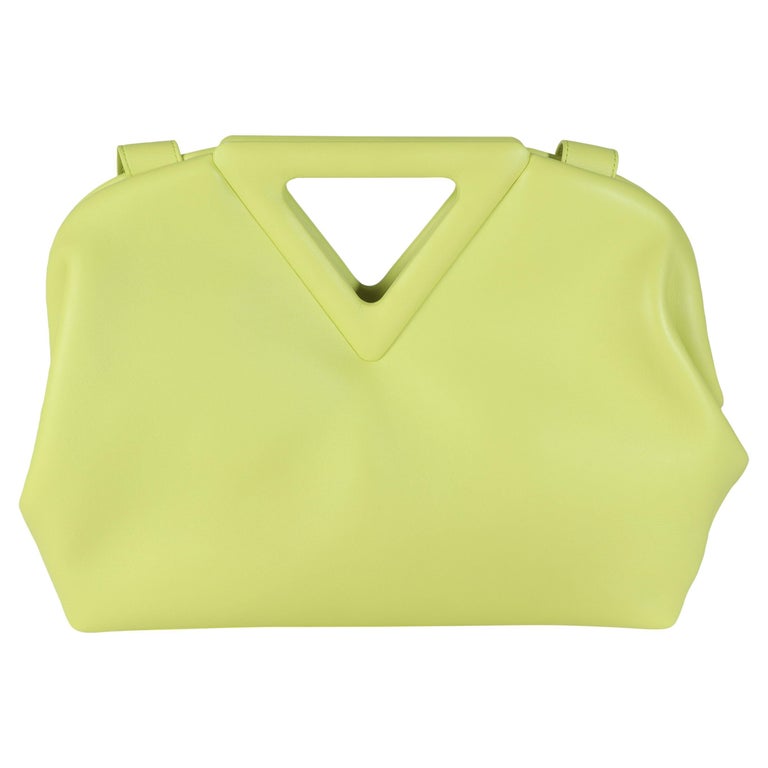 Bottega Veneta Seagrass Calfskin Leather Medium Point Bag For Sale at ...