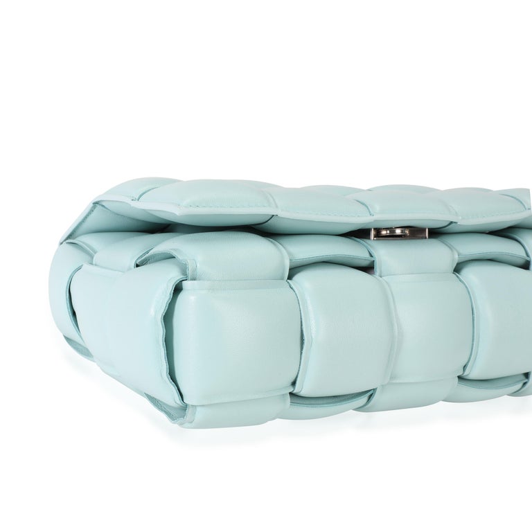 Bottega Veneta Spearmint Maxi Intrecciato Leather Chain Cassette Bag ...