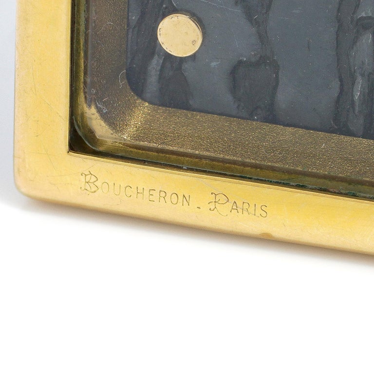 Boucheron 18kt Gold and Sterling Silver Alarm Clock For Sale at 1stDibs