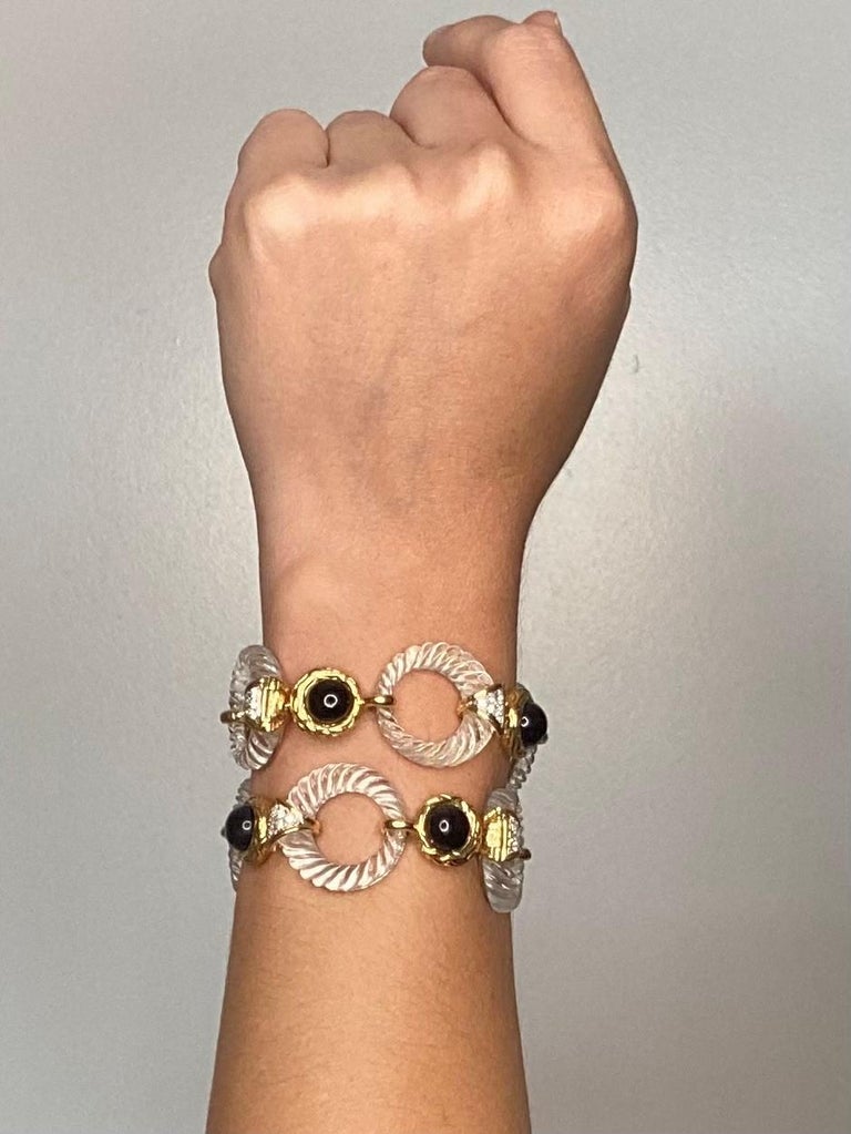 Boucheron 1970 Paris Convertible Necklace Bracelets 18Kt 48.84 Diamonds ...