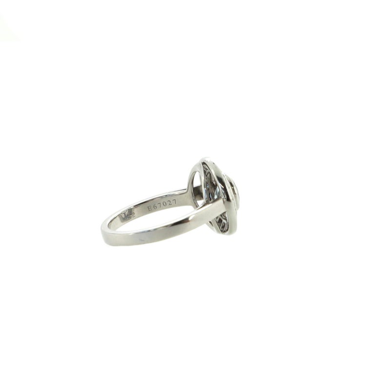 Boucheron Ava Ring 18k White Gold with Aquamarine, Sapphire, Tsavorite ...