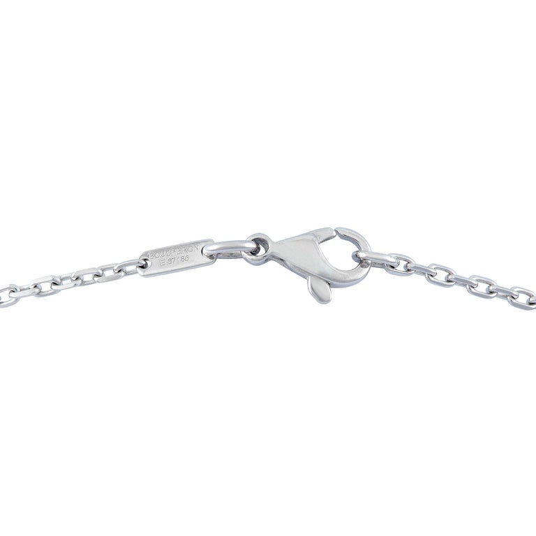 Boucheron White Gold 1.73ct Diamond and Multi-Colored Gemstones Macaron ...