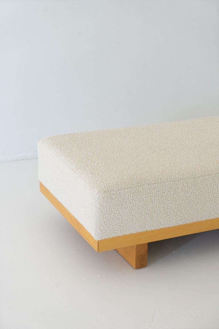 Boucle Ottoman Bench by Thayer Coggin at 1stDibs