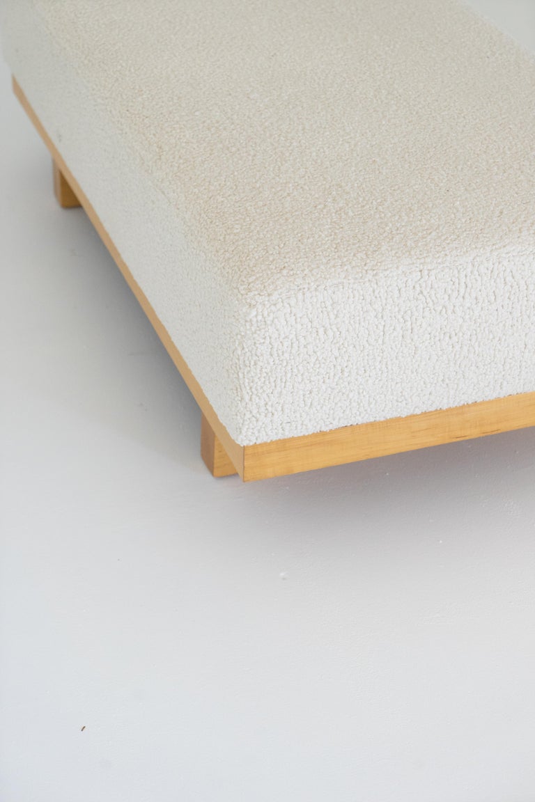 Boucle Ottoman Bench by Thayer Coggin at 1stDibs