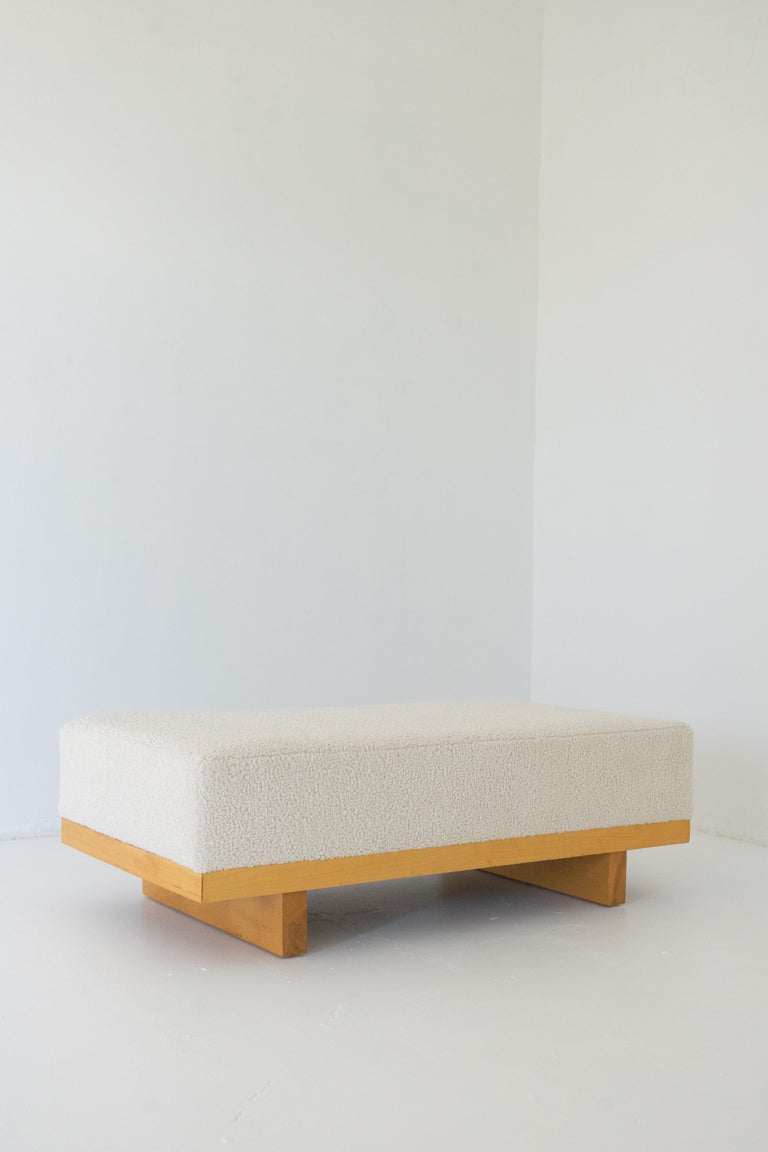 Boucle Ottoman Bench by Thayer Coggin at 1stDibs