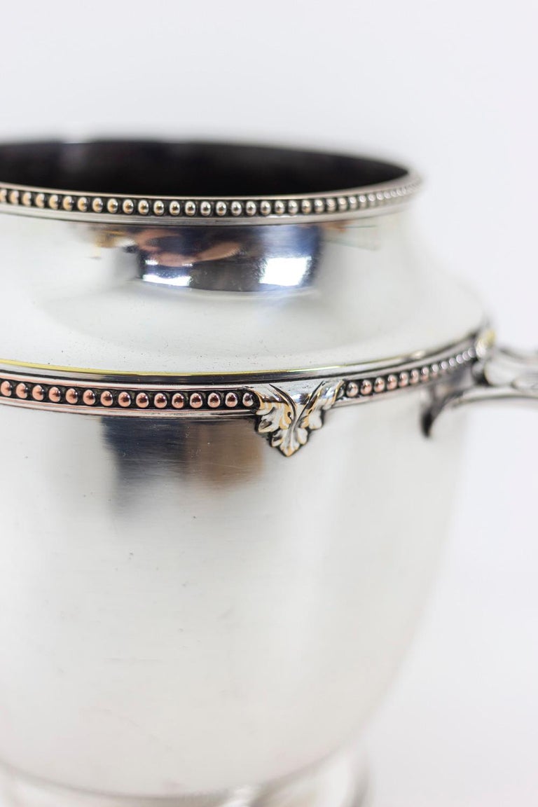 Bouillet Bourdelle, Silver Plated Wine Cooler-Champagne Bucket, 20th ...