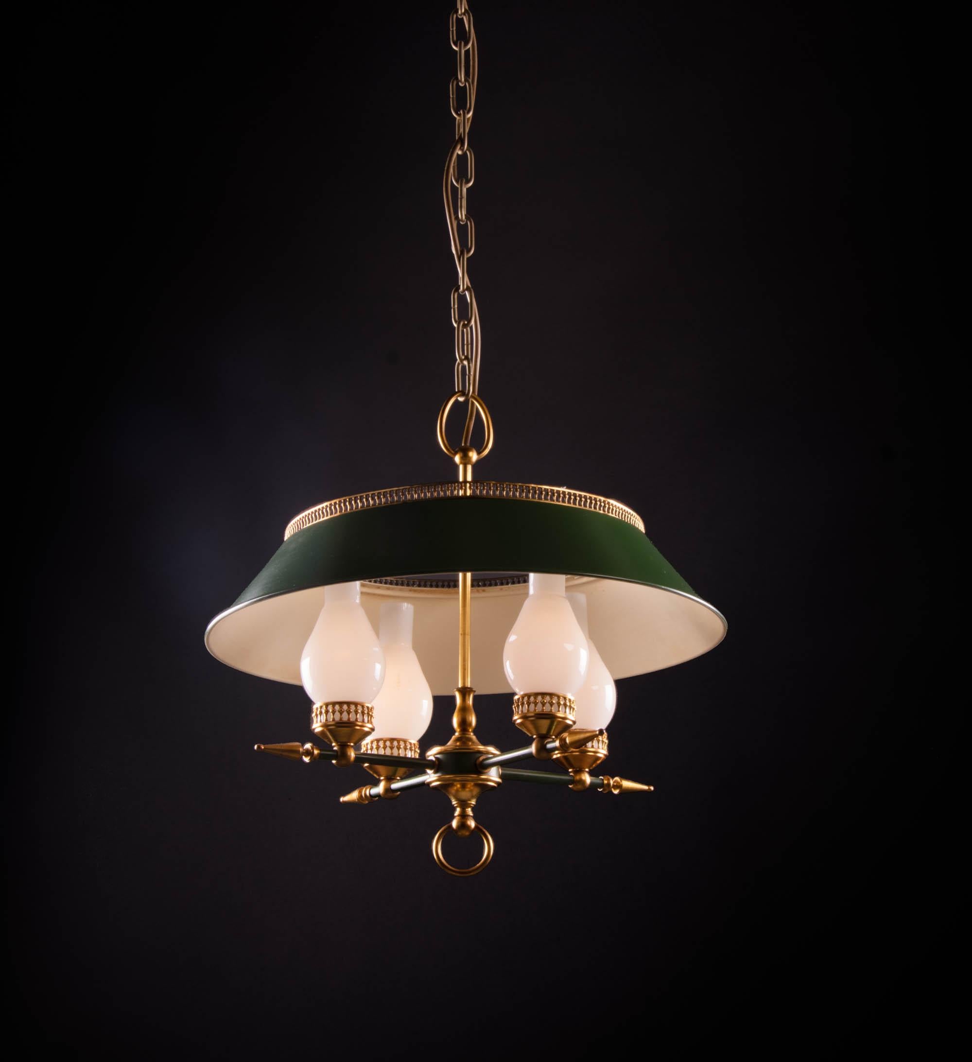 Bouillotte Tole Ceiling Light Pendant Lamp at 1stDibs | tole pendant light