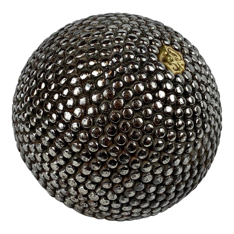 French Game Ball "Boule de Petanque"- Marked #30 at 1stDibs