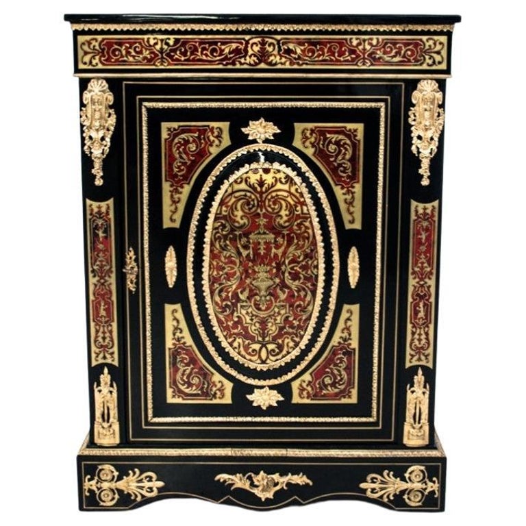 Boulle Cabinet, France, Around 1860, After Renovation For Sale at 1stDibs