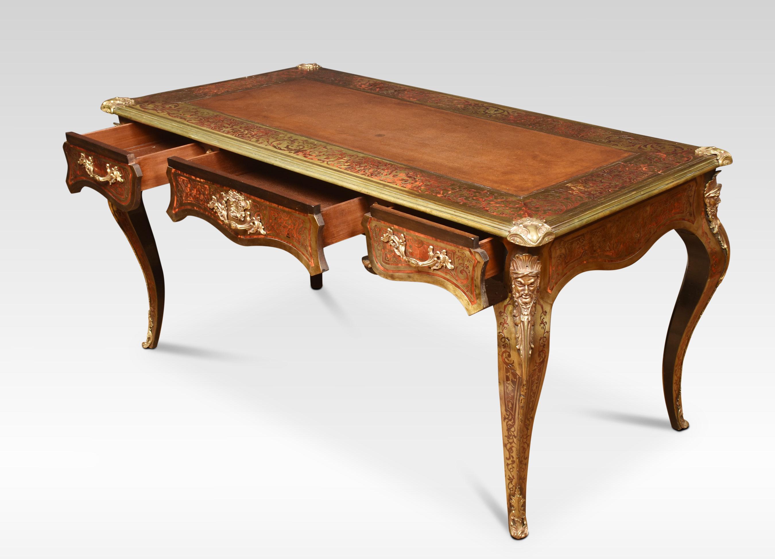 Boulle Work Bureau Plat For Sale at 1stDibs