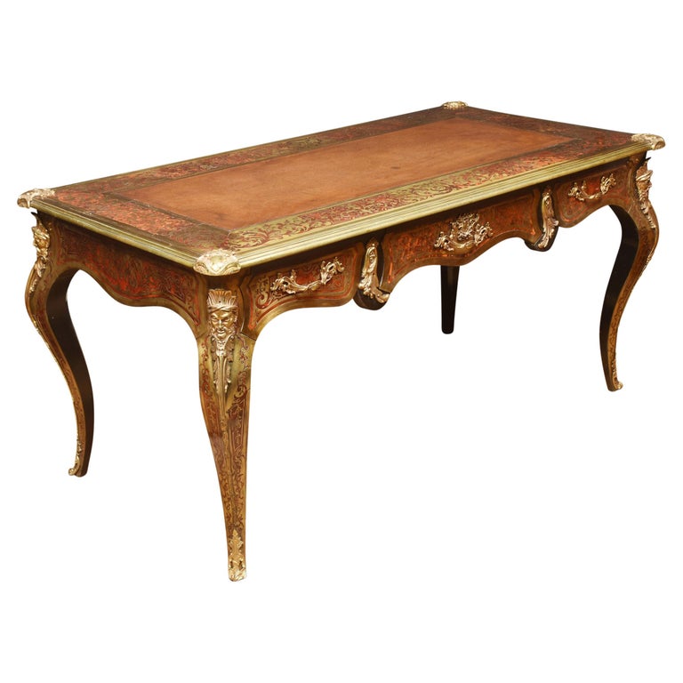 Boulle Work Bureau Plat For Sale at 1stDibs
