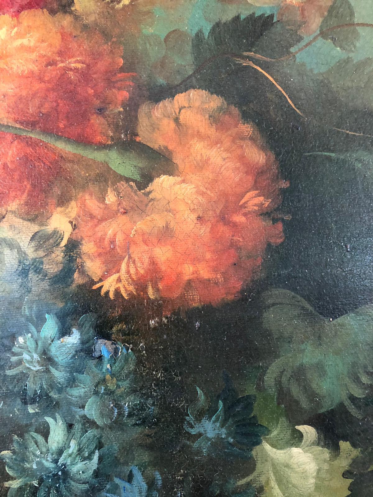 Bouquet of Carnations and Fruit Still Life, 20th Century For Sale at ...