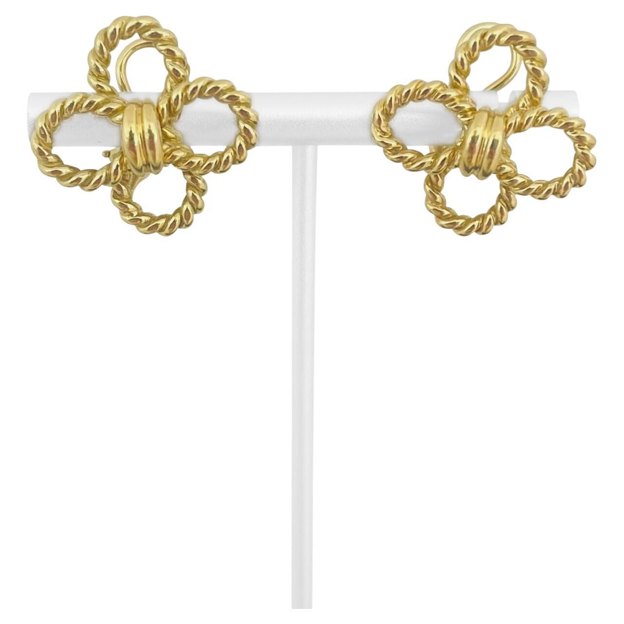 Mikimoto 18 Karat Yellow Gold and 15mm Mabe Pearls Earclips For Sale at ...