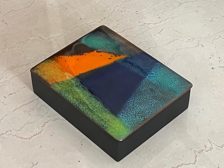 Bovano Enamel Box For Sale at 1stDibs