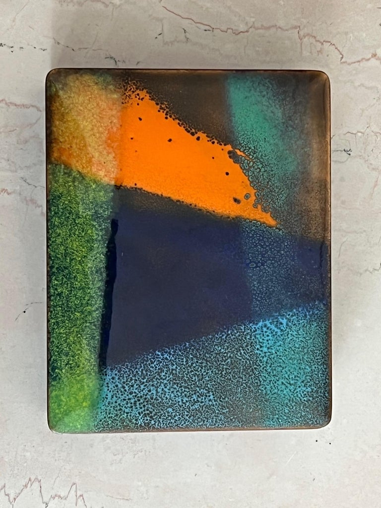 Bovano Enamel Box For Sale at 1stDibs