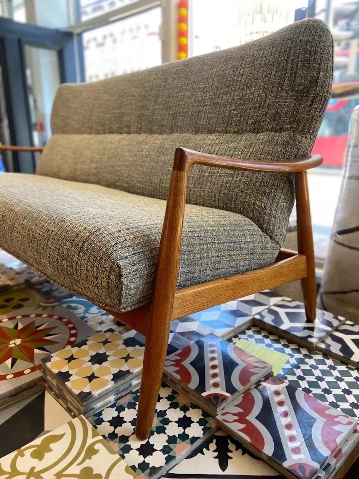Bovenkamp, Wingback Sofa Design by Aksel Bender Madsen, 1960s For Sale ...
