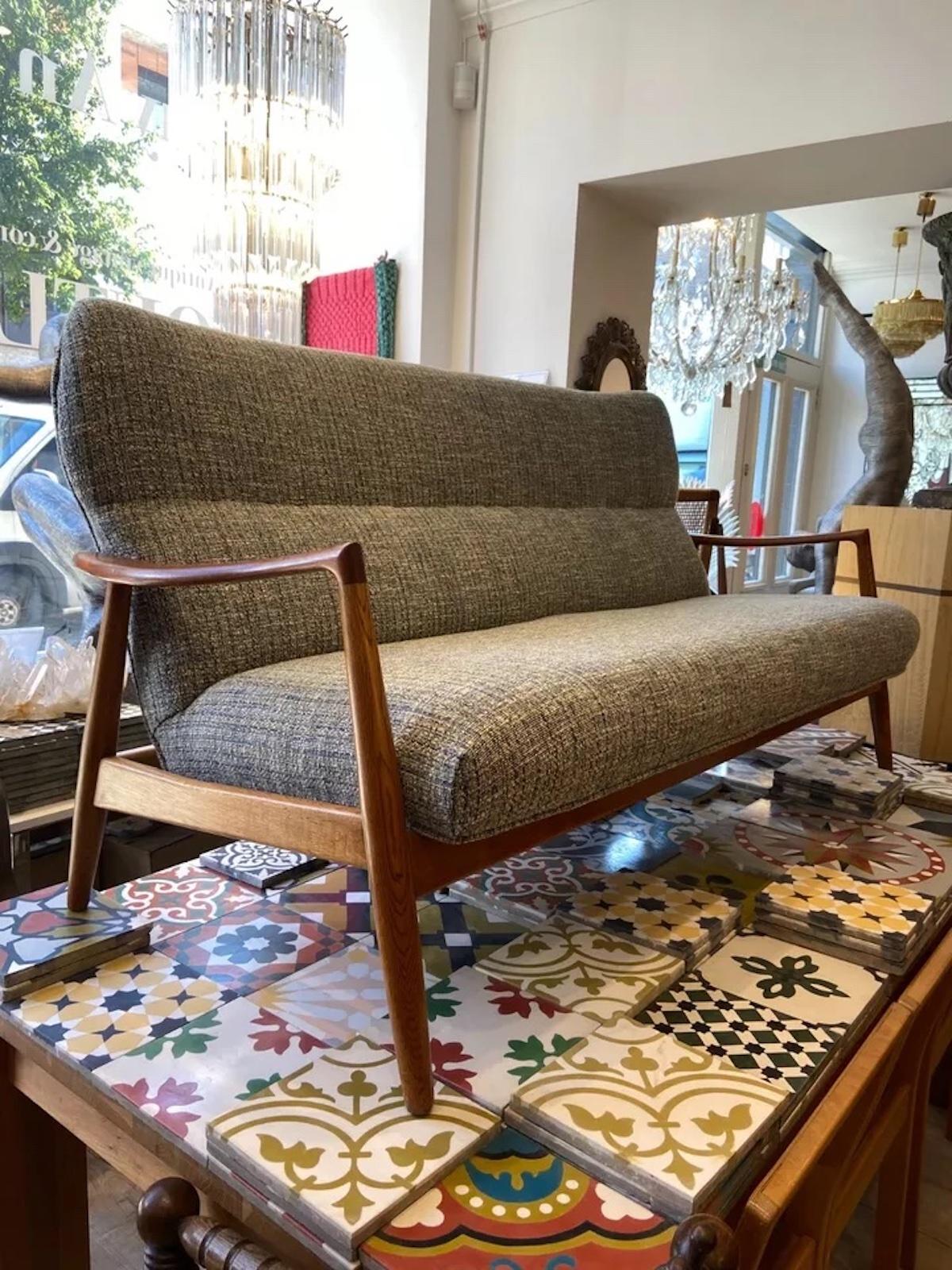 Bovenkamp, Wingback Sofa Design by Aksel Bender Madsen, 1960s For Sale ...