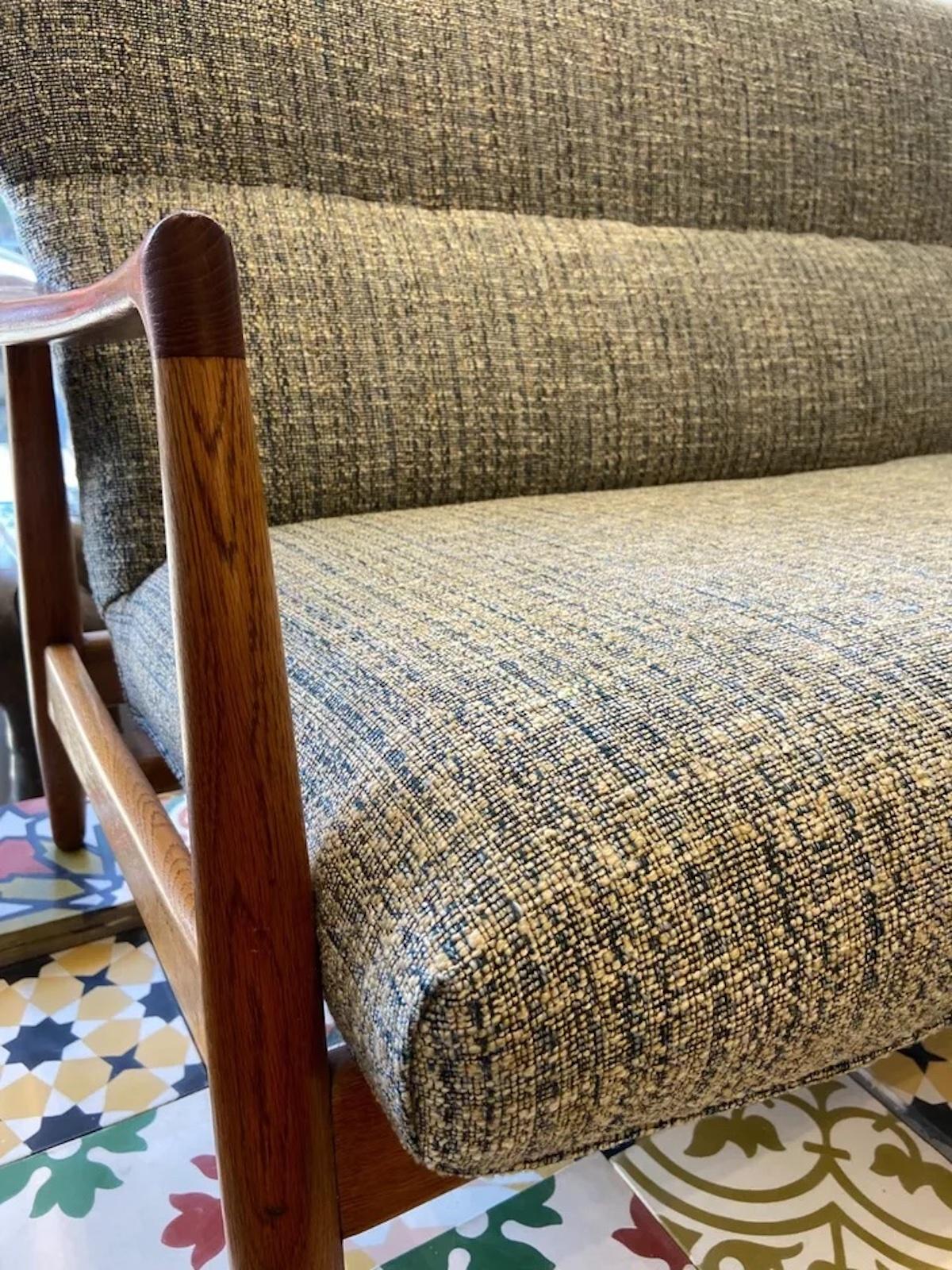 Bovenkamp, Wingback Sofa Design by Aksel Bender Madsen, 1960s For Sale ...