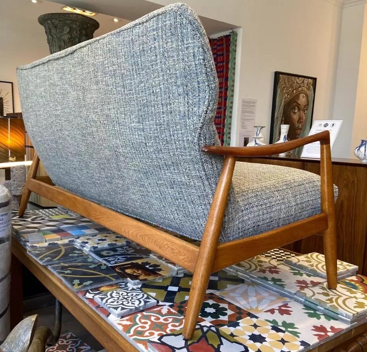 Bovenkamp, Wingback Sofa Design by Aksel Bender Madsen, 1960s For Sale ...