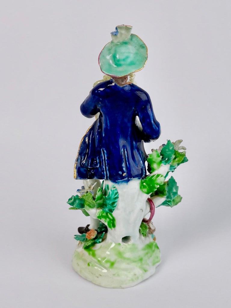 Bow Porcelain Figure, Musician with Flageolet and Tabor, circa 1760 at ...