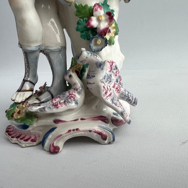 Bow Porcelain Figure of Venus with Doves, Rococo, 1756-1764 For Sale at ...